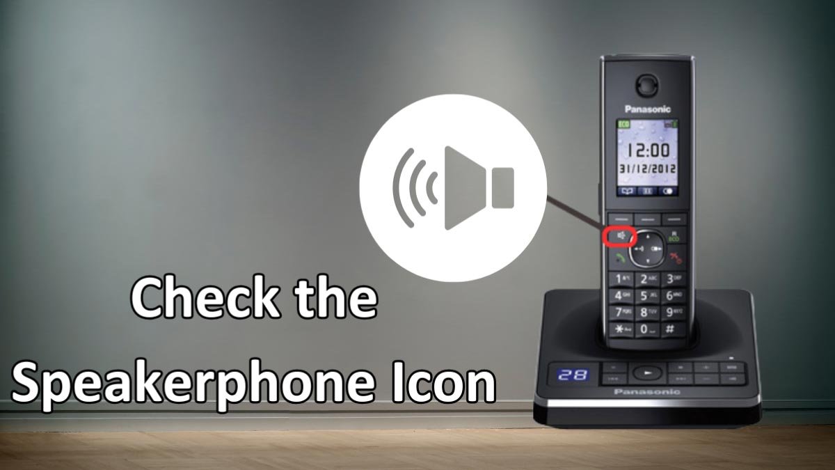 How to Turn on The Speaker on a Panasonic Cordless Phone?