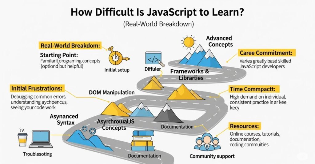 How Difficult Is JavaScript to Learn? (Real-World Breakdown)