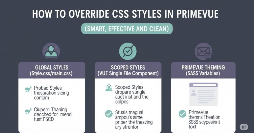 How to Override CSS Styles in PrimeVue (Smart, Effective,