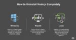 How to Uninstall Node.js Completely (Windows, macOS, Linux)