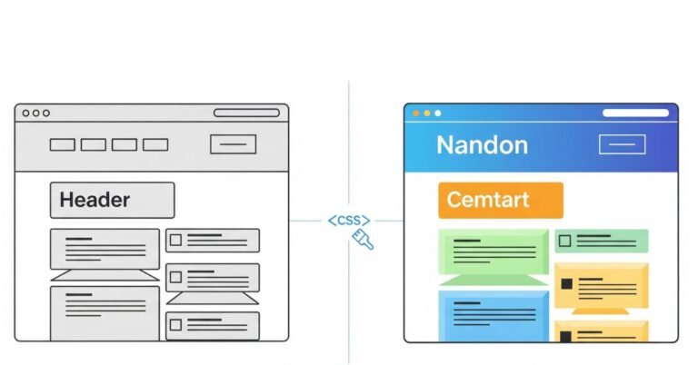 Difference Between HTML and CSS